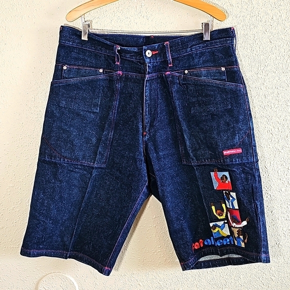 FUBU | Shorts | Vintage Platinum Fubu Fat Albert Short | Poshmark